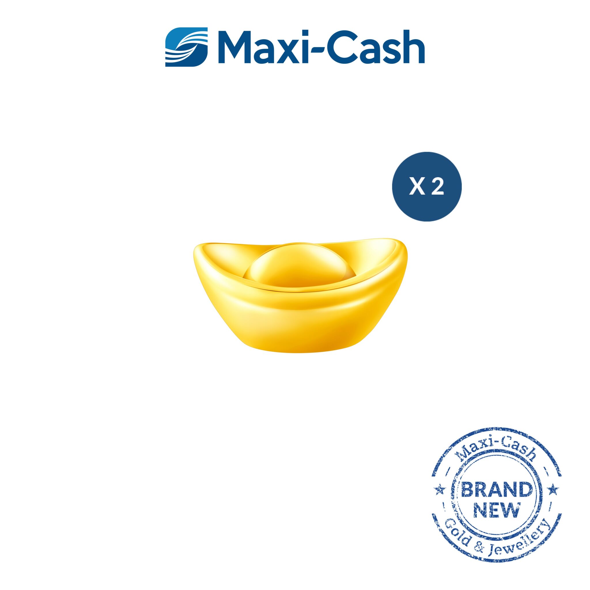 1gm Petite Ingot (Gold Bean) in 999 Gold [Bundle of 2 - Bottle Included ...