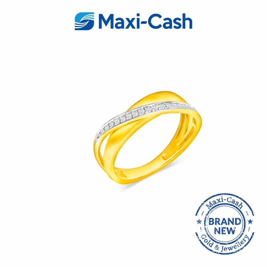Diamond Eternal Union Ring in 14K Yellow Gold - Maxi-Cash