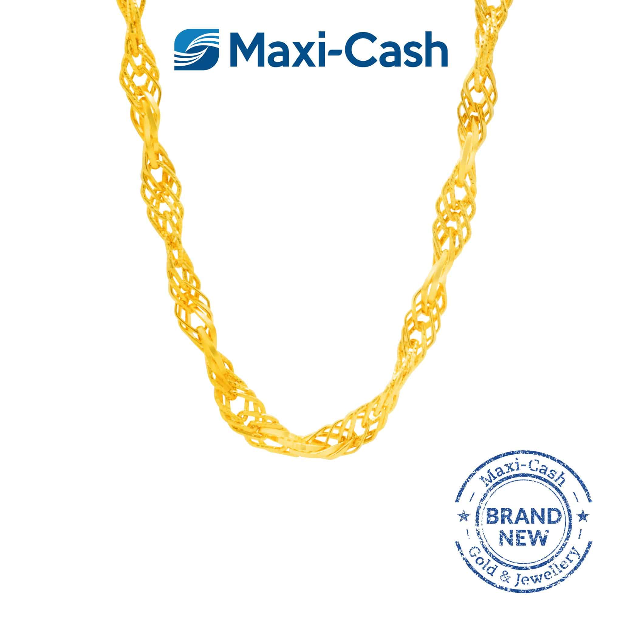 Twist Chain In 999 Gold Maxi Cash 