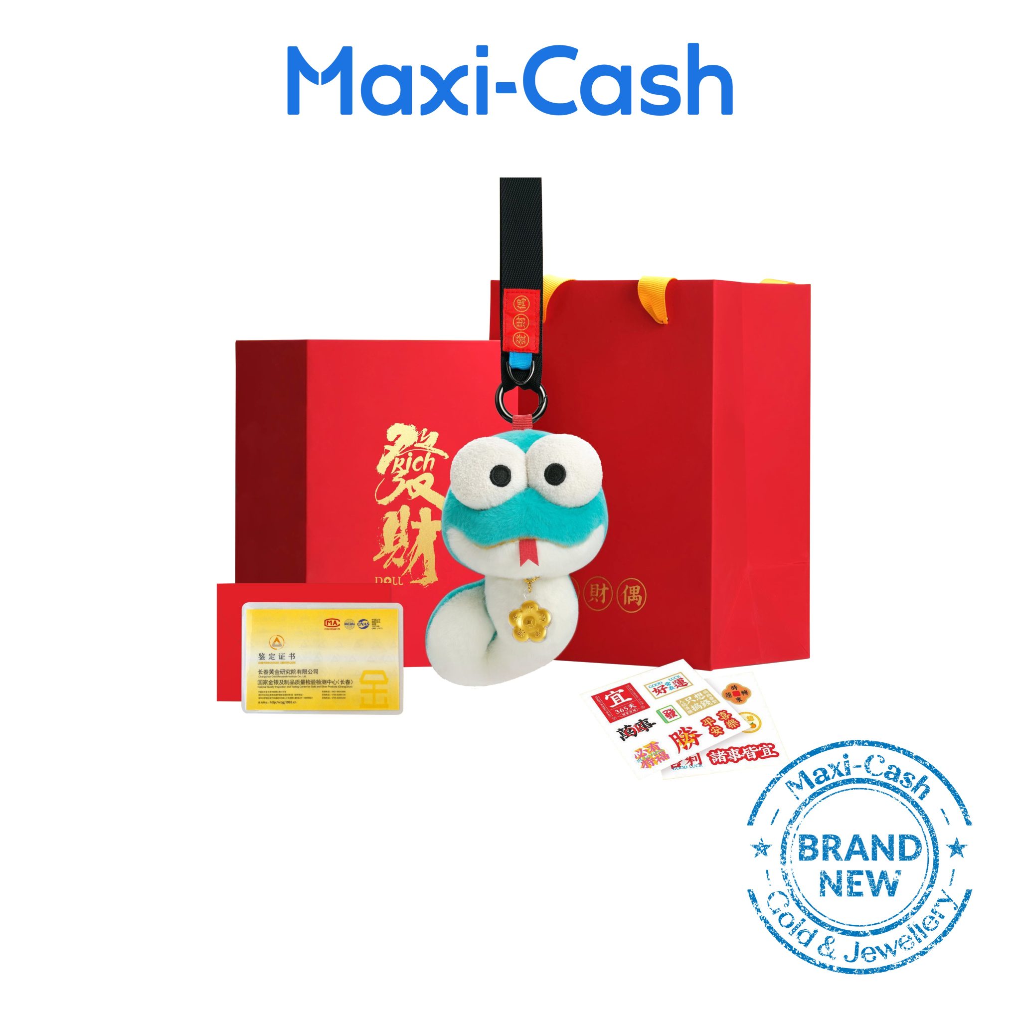 Get Rich Snake Spinner with 999 Pure Gold Coin - Maxi-Cash