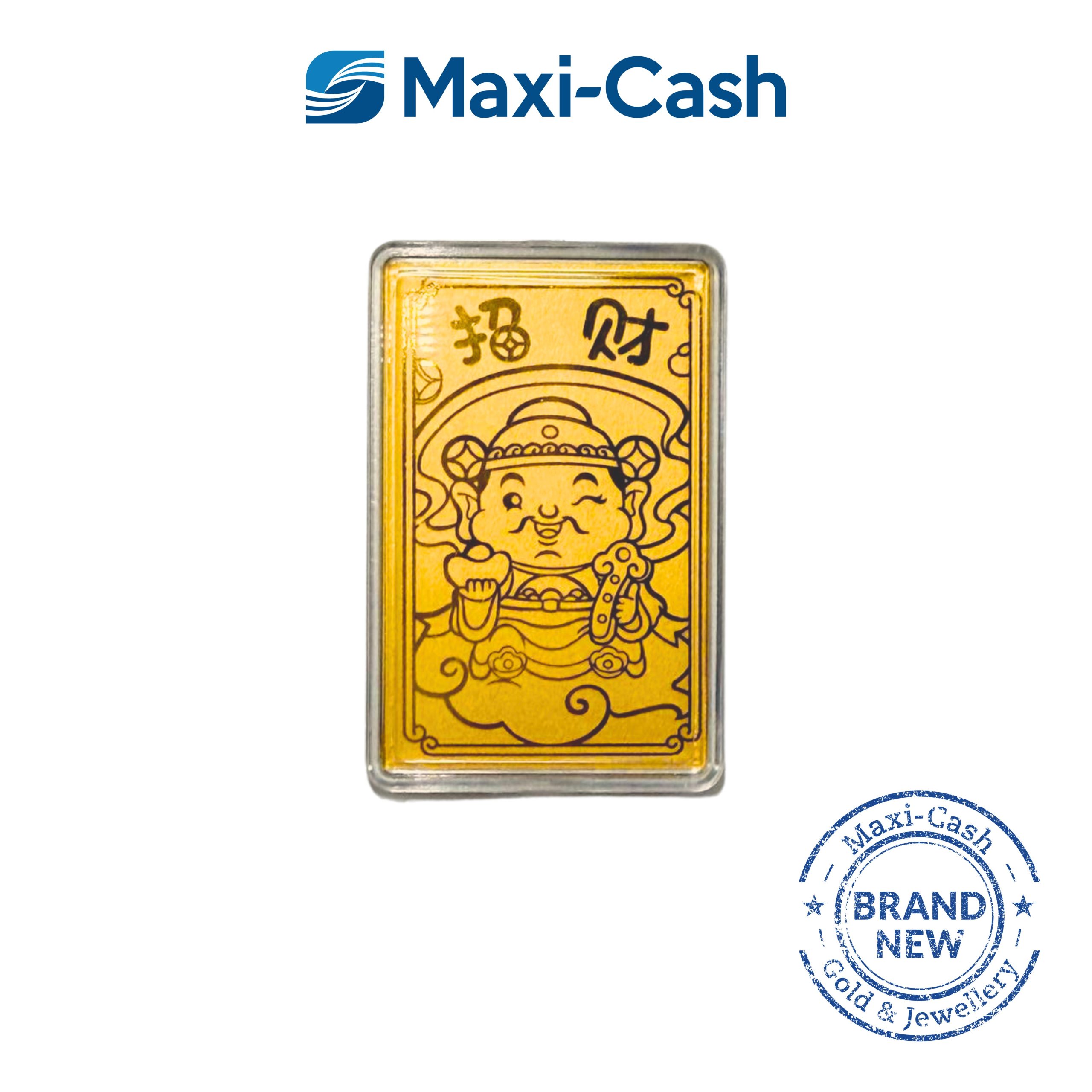 Wealth Magnet Gold Bar in 999 Gold - Maxi-Cash