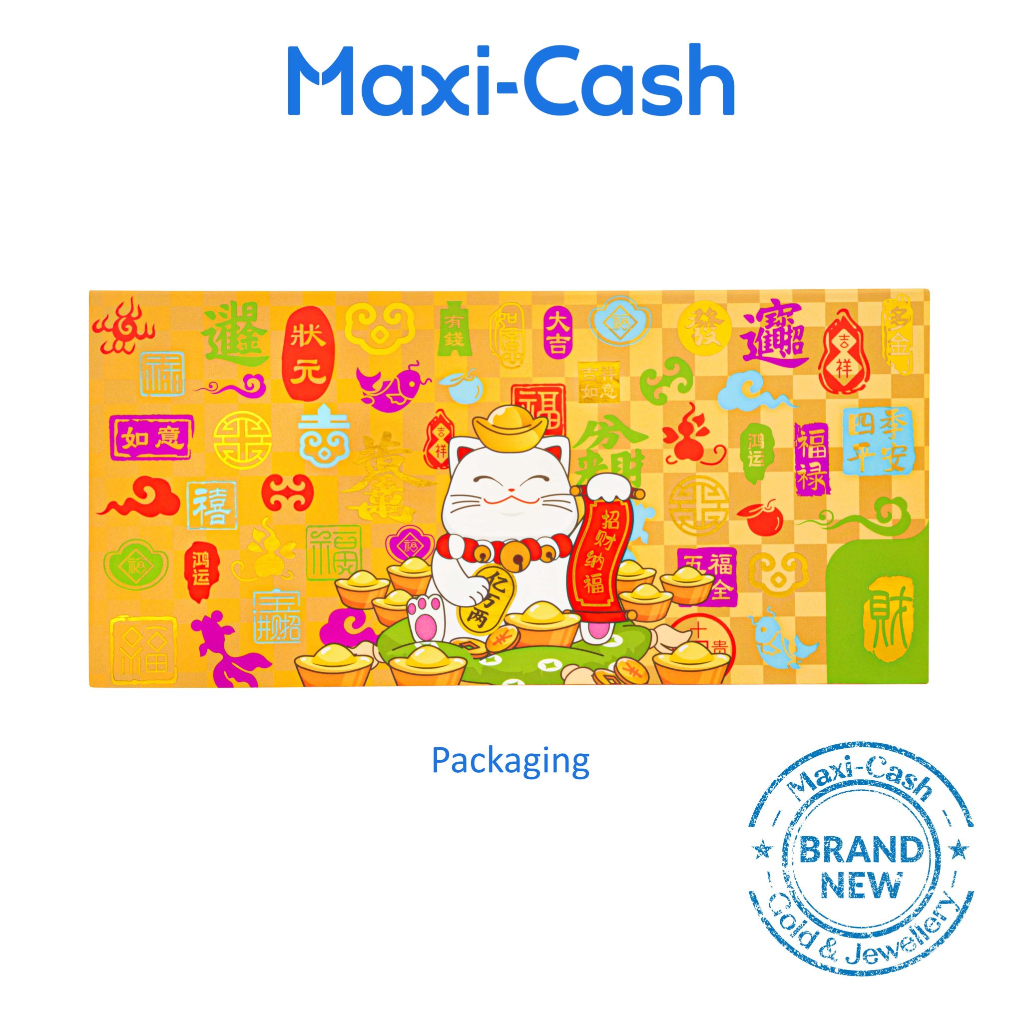 Fortune Cat Coin (Fa) in 999 Gold - Maxi-Cash